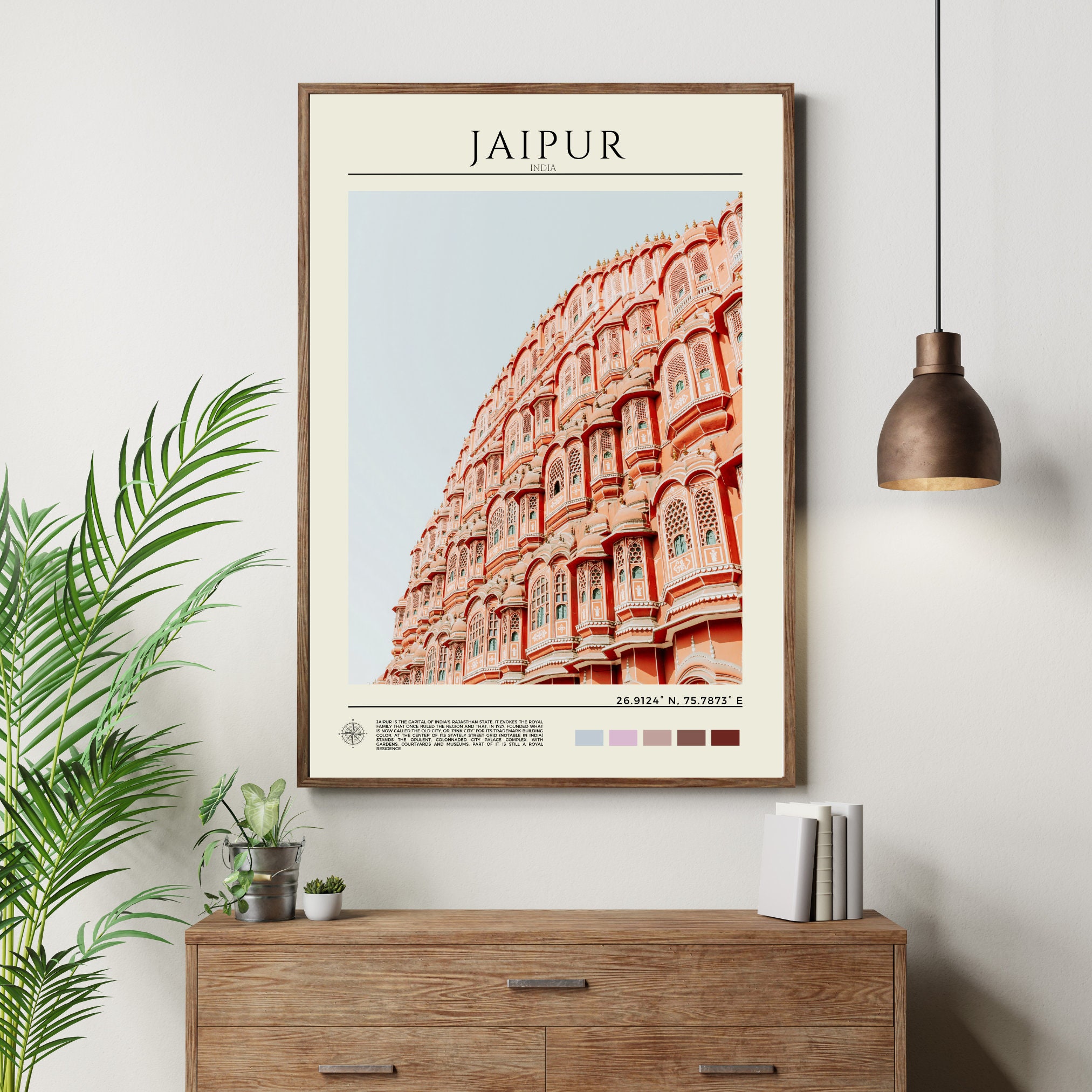 Jaipur Print Jaipur Poster Jaipur Wall Art Jaipur Travel - Etsy