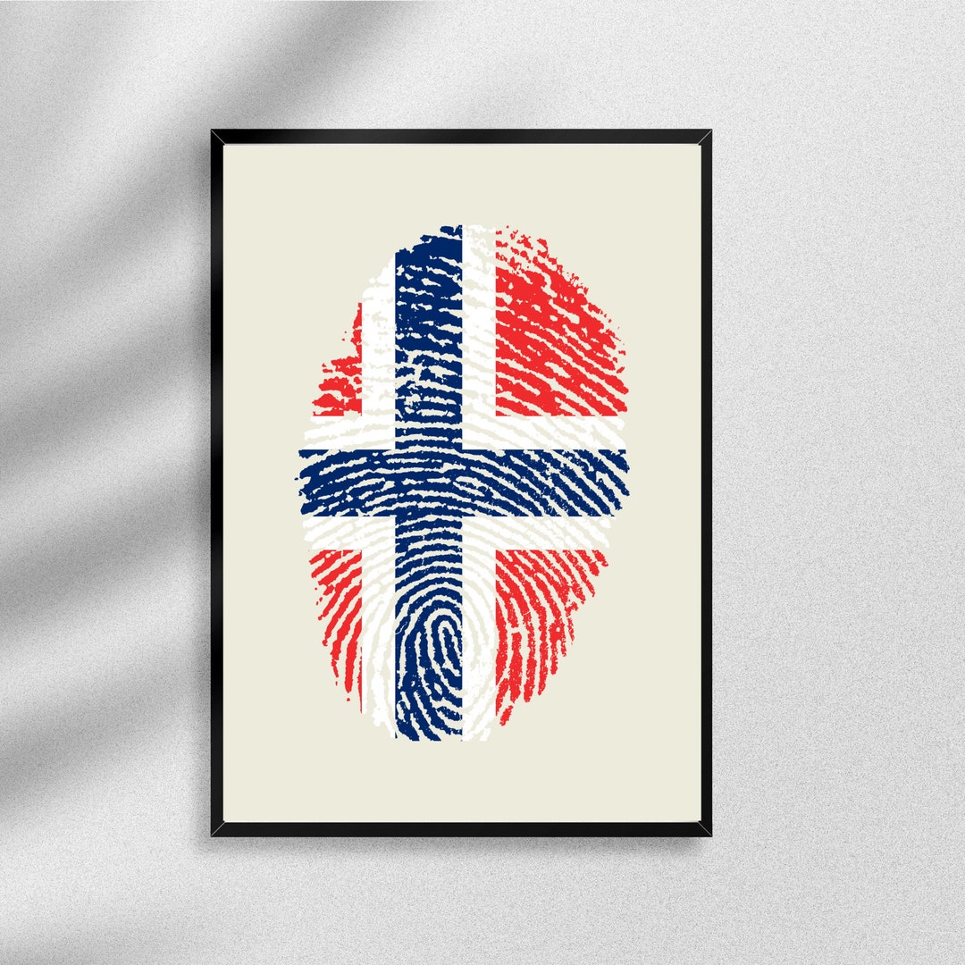Norway Prints Norway Poster Print Norway Flags Gift Art - Etsy