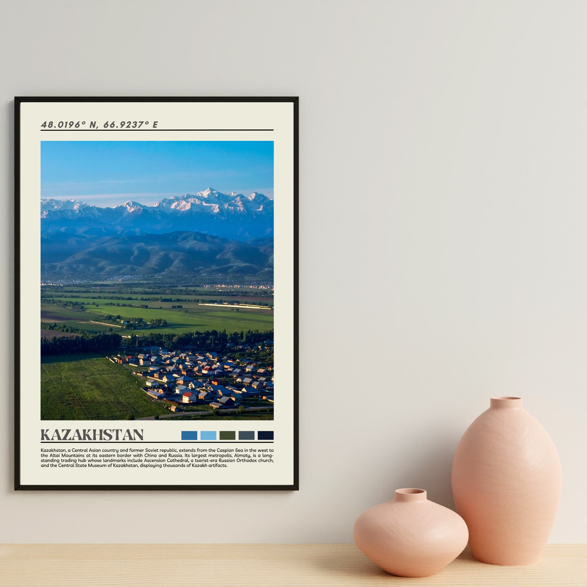 Real Photo, Kazakhstan Print, Kazakhstan Wall Art, Kazakhstan Poster ...