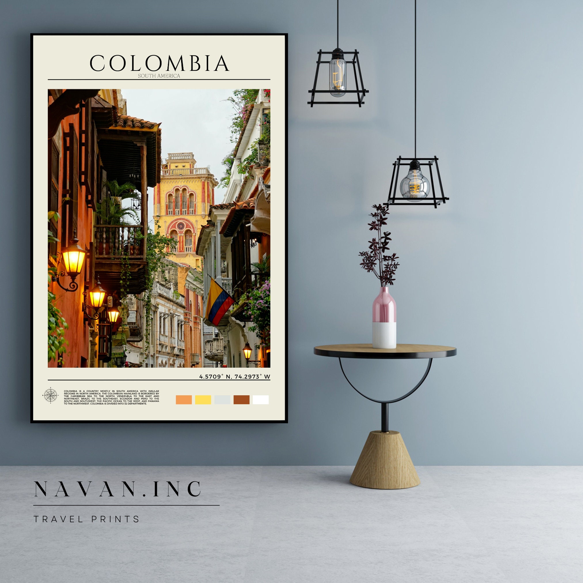 Real Photo, Colombia Print, Colombia Wall Art, Colombia Poster ...