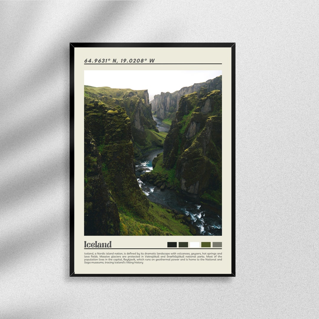 Real Photo, Iceland Print, Iceland Wall Art, Iceland Poster, Iceland ...