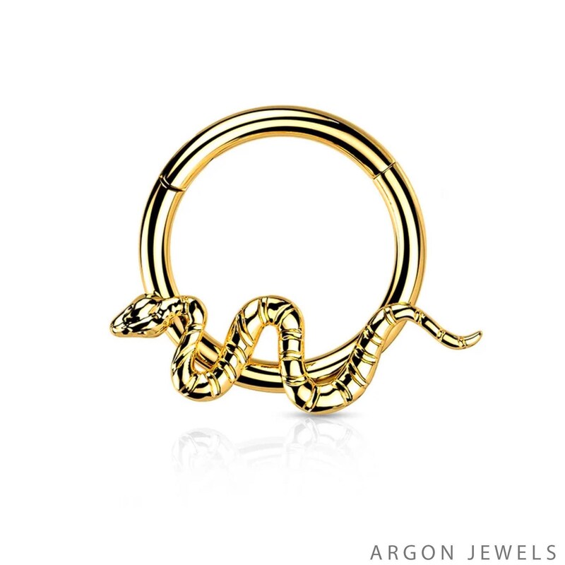 Snake Nose Ring - Etsy