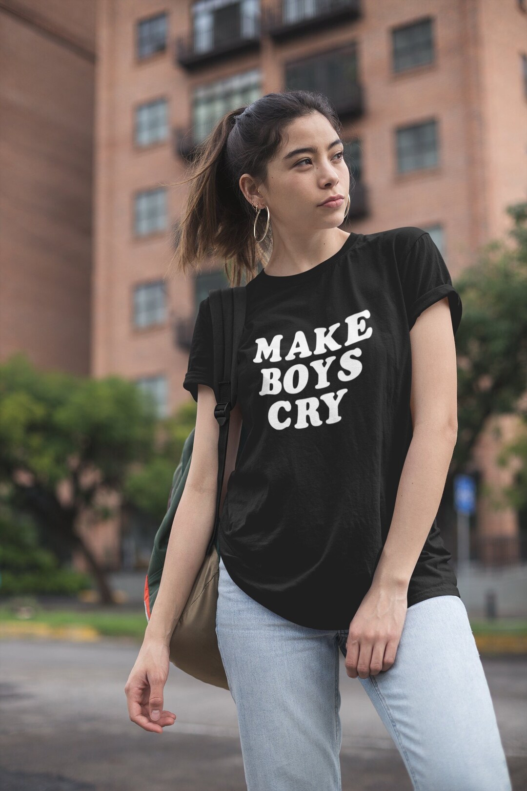 Gothic Alt Shirt, Make Boys Cry, Funny Sassy - Etsy