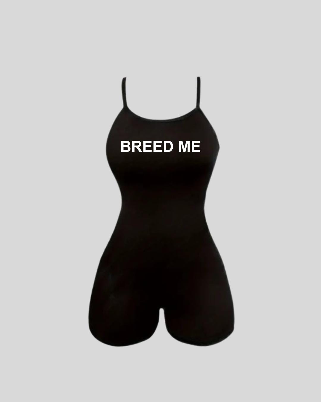 Breed Me, Slutty Romper for Baddies, Gothic Lounge Stripper Clothing ...