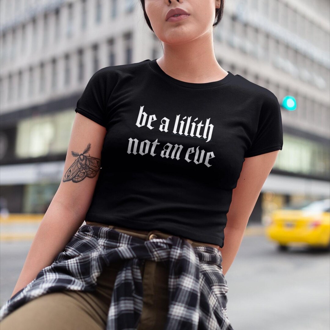 Goth Lilith Shirt: Pagan Goddess Tee, Occult Graphic - Etsy