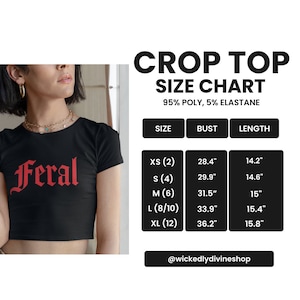 Too Wild to Tame, Gothic Alt Western Y'allternative Y2K Crop Top - Etsy