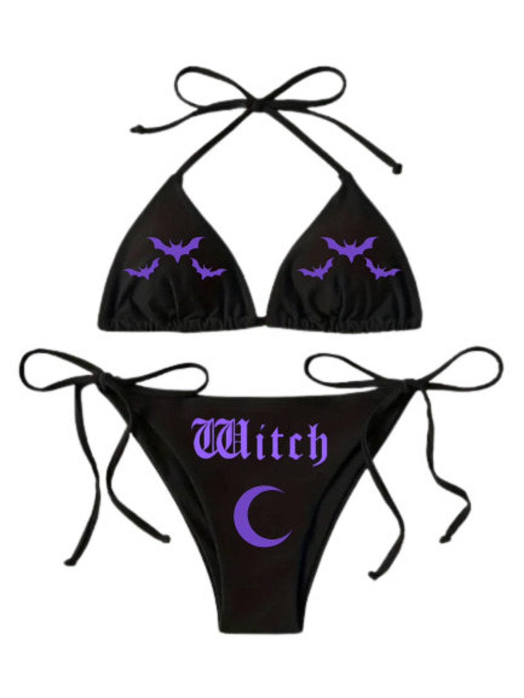 Witch String Bikini Gothic Occult Style - Etsy