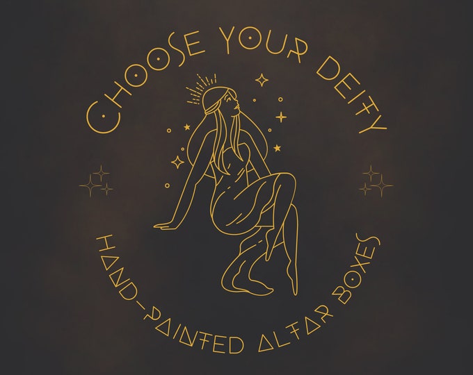 God & Goddess Hand-painted Altar Box: Choose Your Deity! | Witch ...