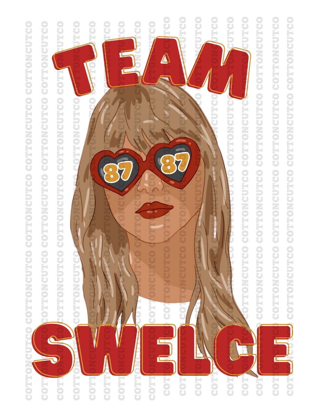 Team Swelce PNG SVG Taylor Swift Travis Kelce Kansas City Chiefs ...