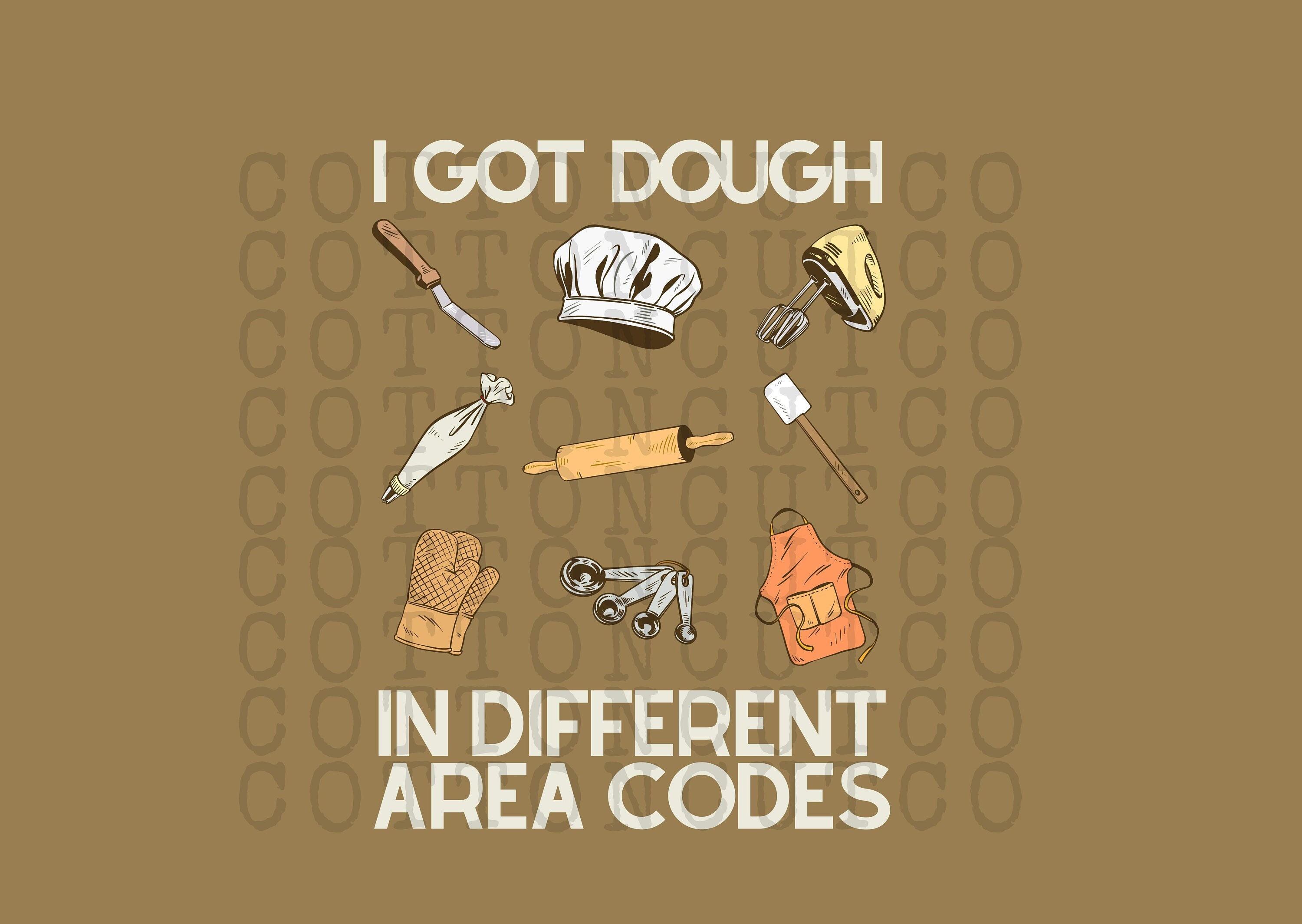 I've Got Dough in Different Area Codes Simple Fall Funny - Etsy