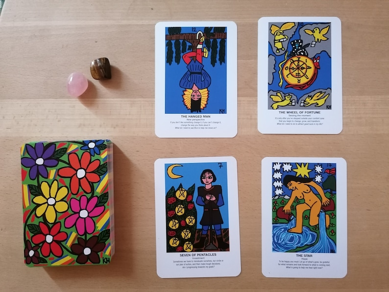 Tarot Card Deck With Quotes, 78 Card Divination (digital Download) - Etsy