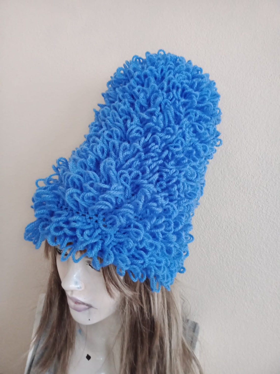 Crocheted Marge Simpson Wig,marge Crochet Hat,for Halloween Costume, - Etsy