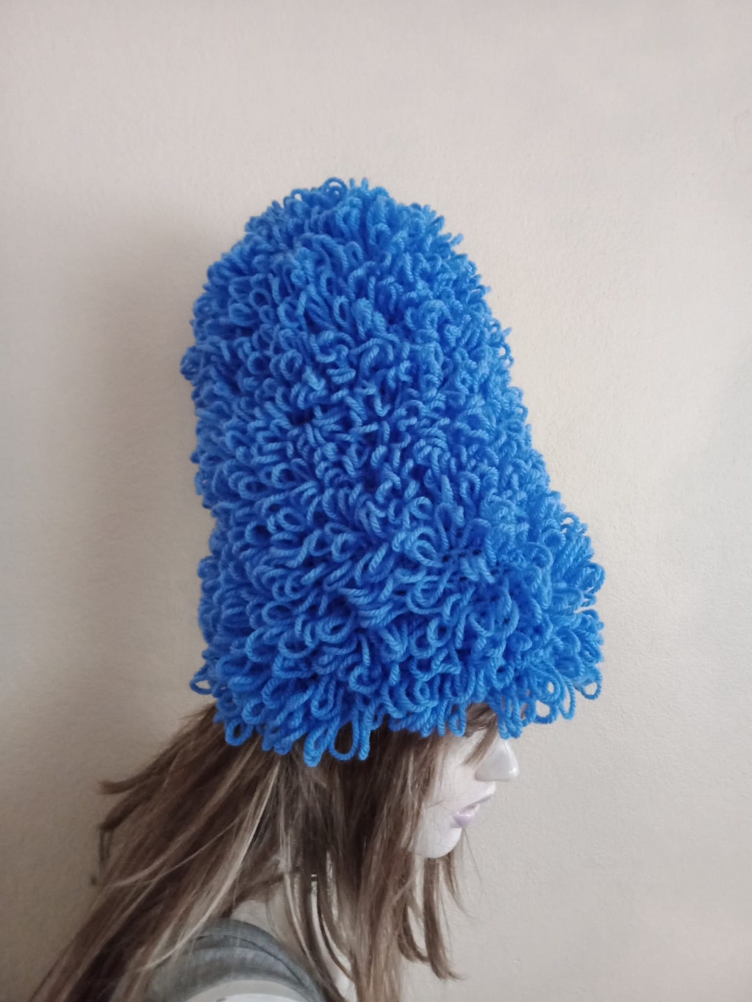 Crocheted Marge Simpson Wig,marge Crochet Hat,for Halloween Costume, - Etsy