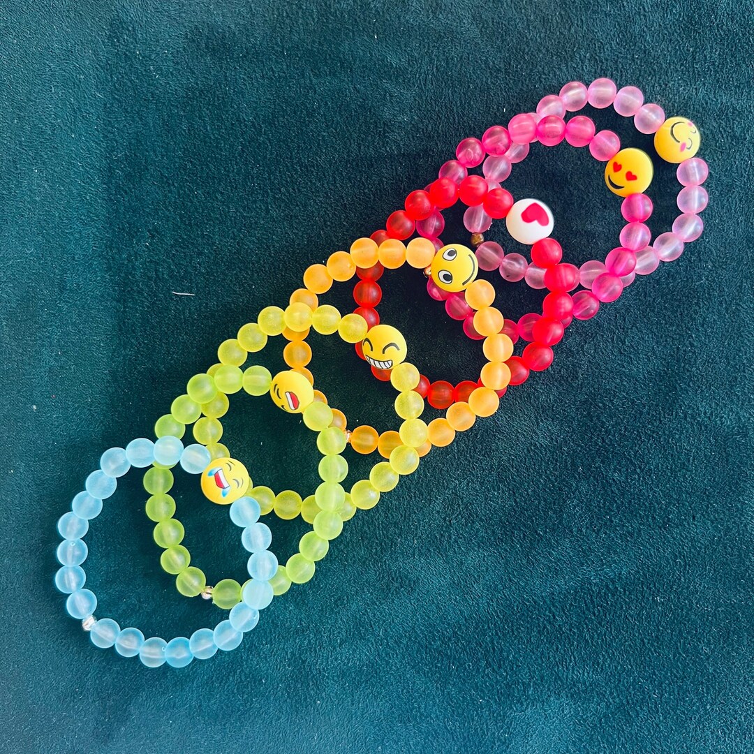 EMOJI Bracelets - Etsy