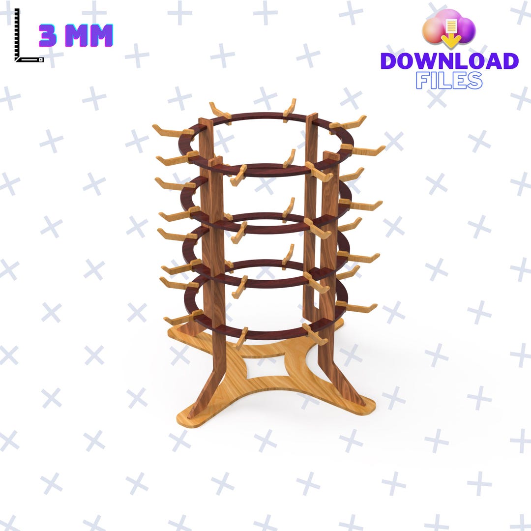 Jewelry Display Stand Svg / Keychains Laser Cut Files / Ornaments ...