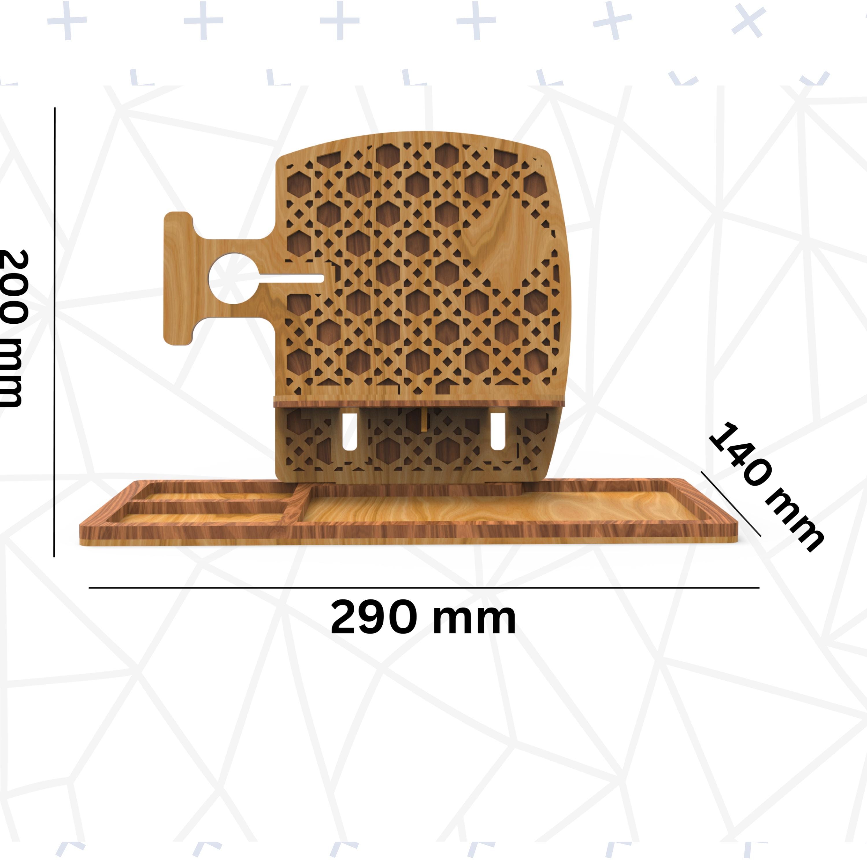 Docking Station SVG / Gift for Men Laser Cut / Wooden Docking Station ...