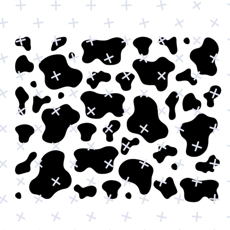 Cow Print SVG: Seamless Cow Skin Pattern (digital Download) - Etsy