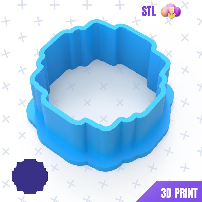 Plaque Cookie Cutter STL File: 3D Printer Digital Download - Etsy