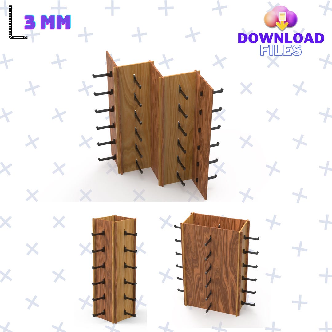 Jewelry Display Stand Svg / Keychains Laser Cut Files / Ornaments ...