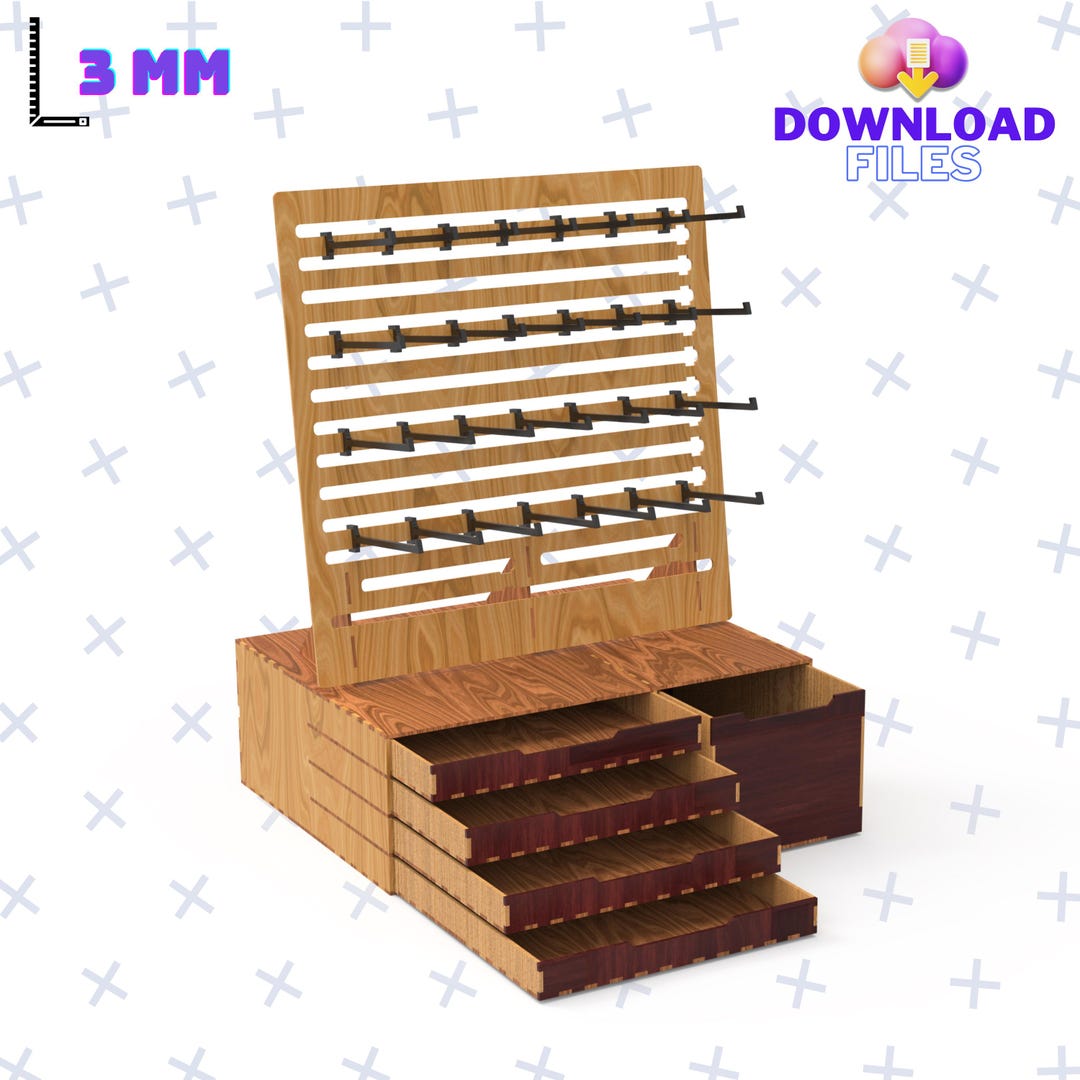 Jewelry Display Stand Svg / Keychains Laser Cut Files / Ornaments ...