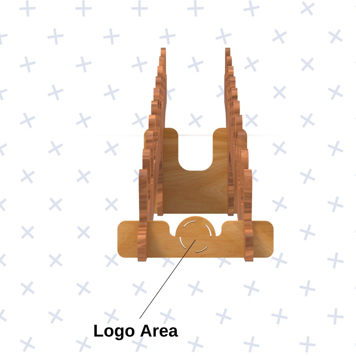 Retail Display Stand With Logo Area / Showcase Postcards / Business ...