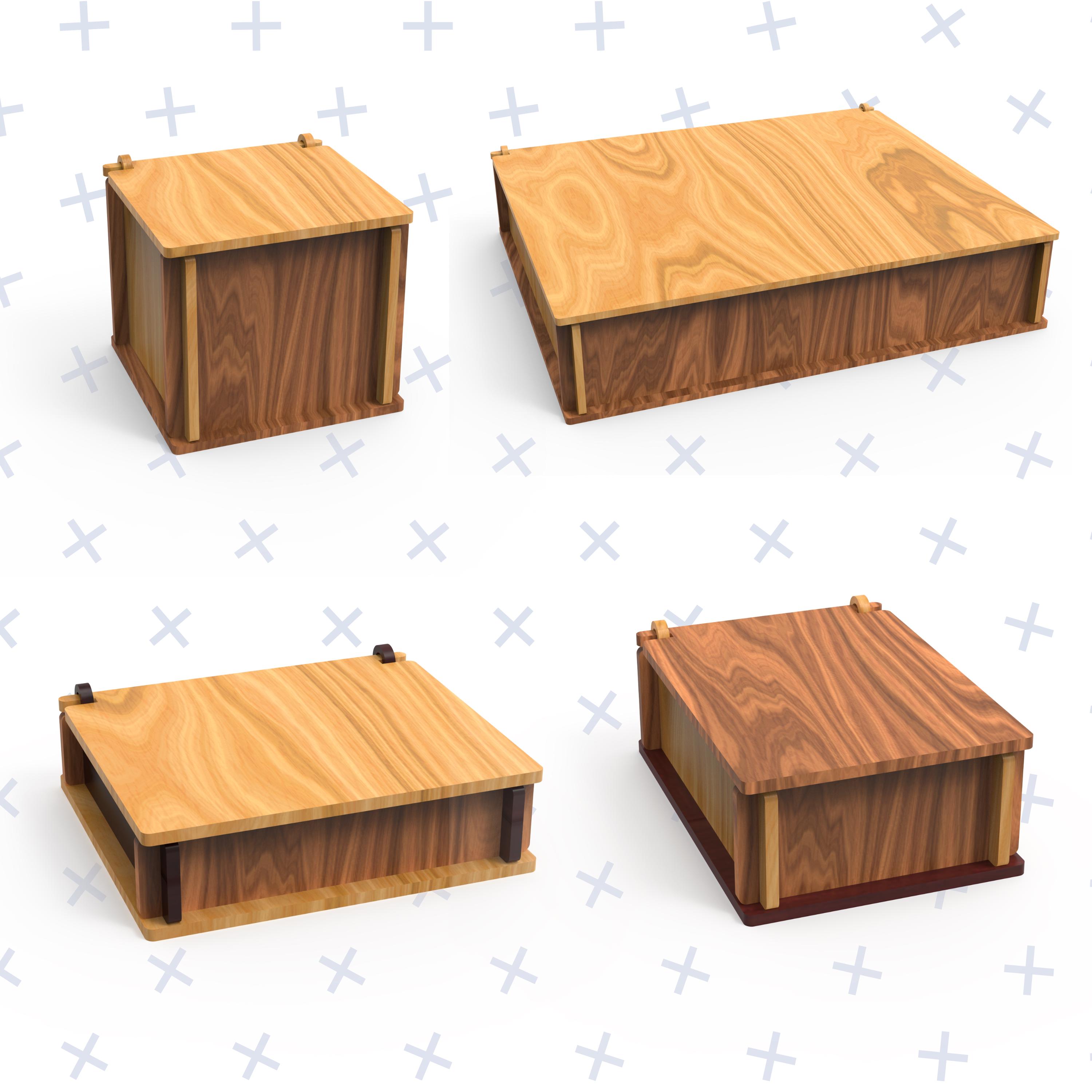 Laser Cut Box With Flip up Lid / Storage Box / Laser Cut Box / 20 ...