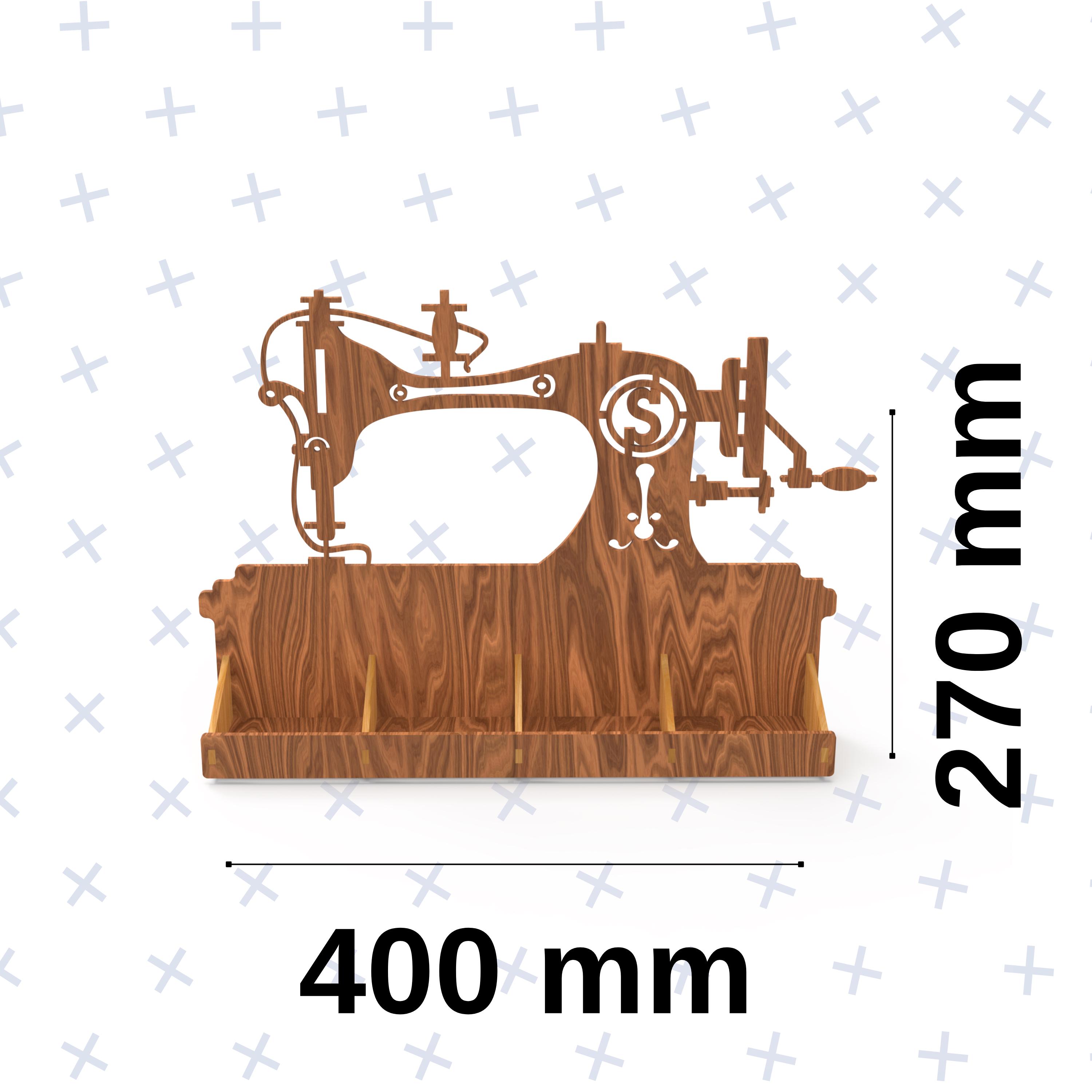 Singer Organizer for Laser Cut / Wooden Organizer SVG / Storage Box ...