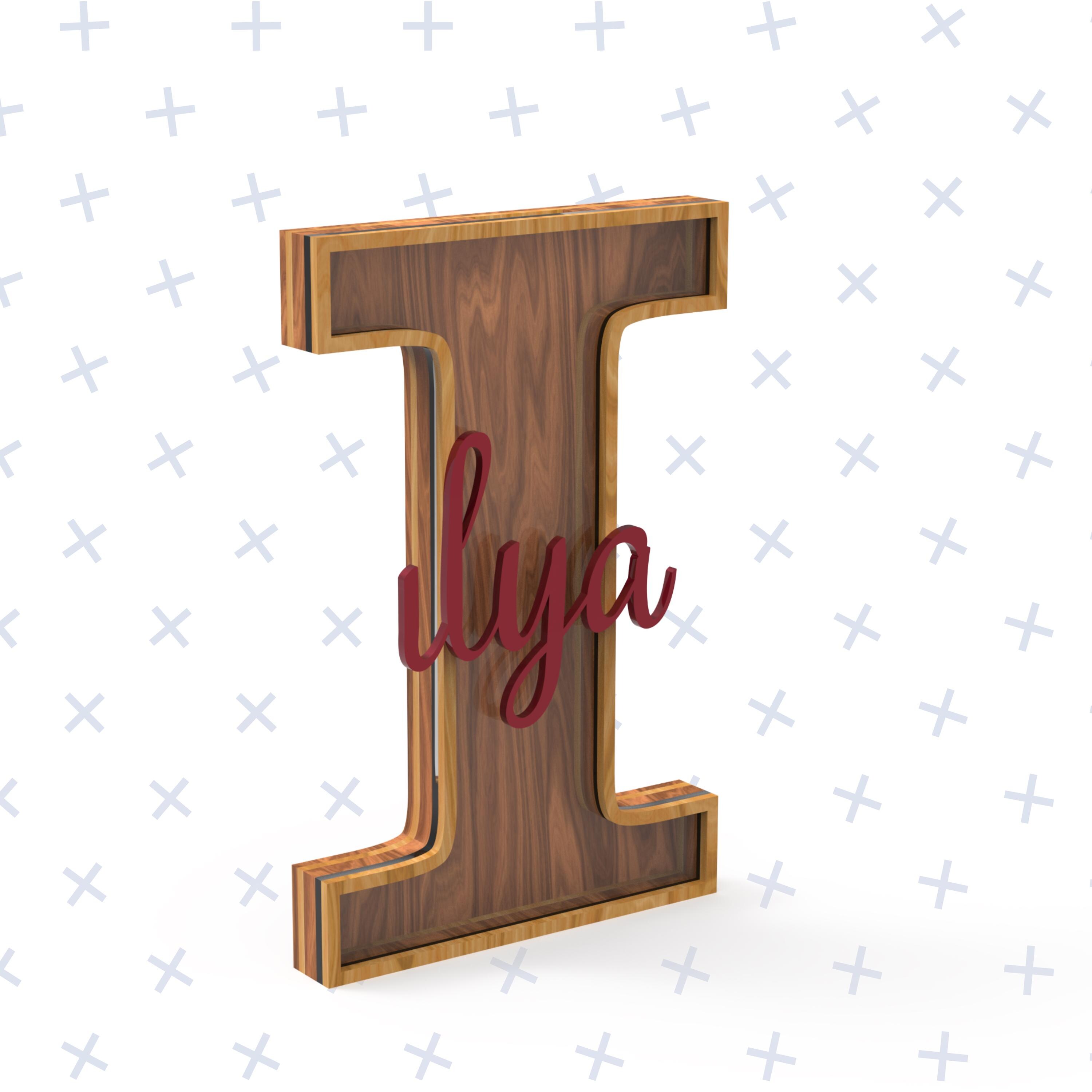 23 Letter Banks for Laser Cut & CNC / Letter Piggy Banks Laser Cut ...