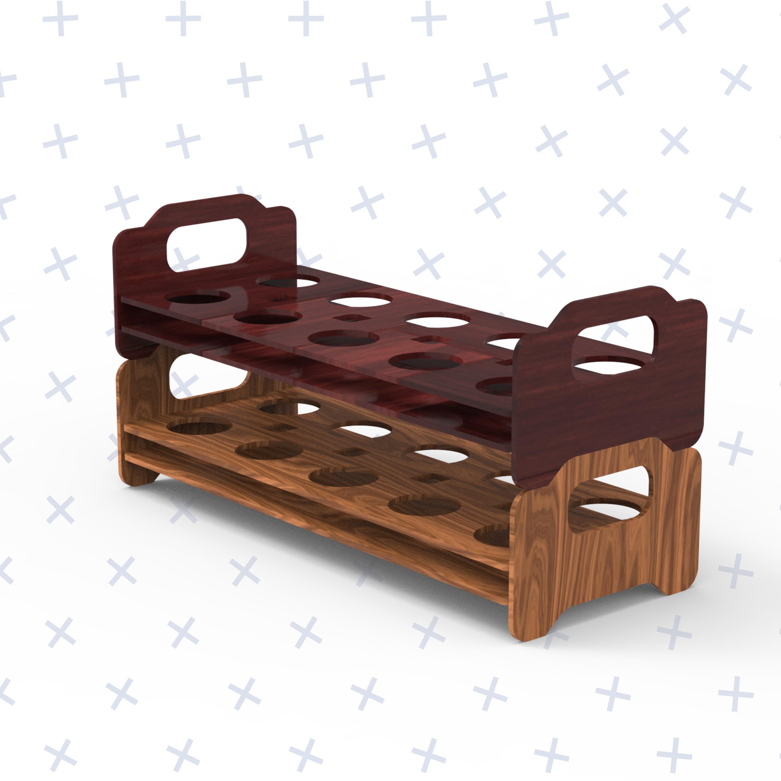 Stackable Paint Storage Rack | Paint Bottles Stand Storage | Deskop ...