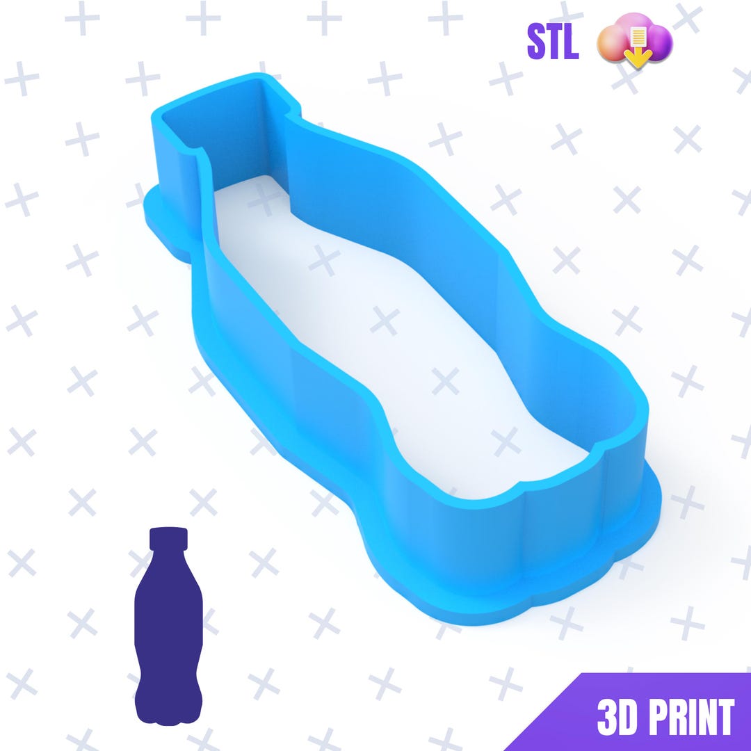 Bottle Cookie Cutter STL File: 3D Printer Download - Etsy