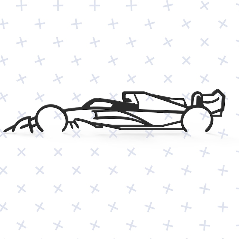 Outline F1 Car - Etsy