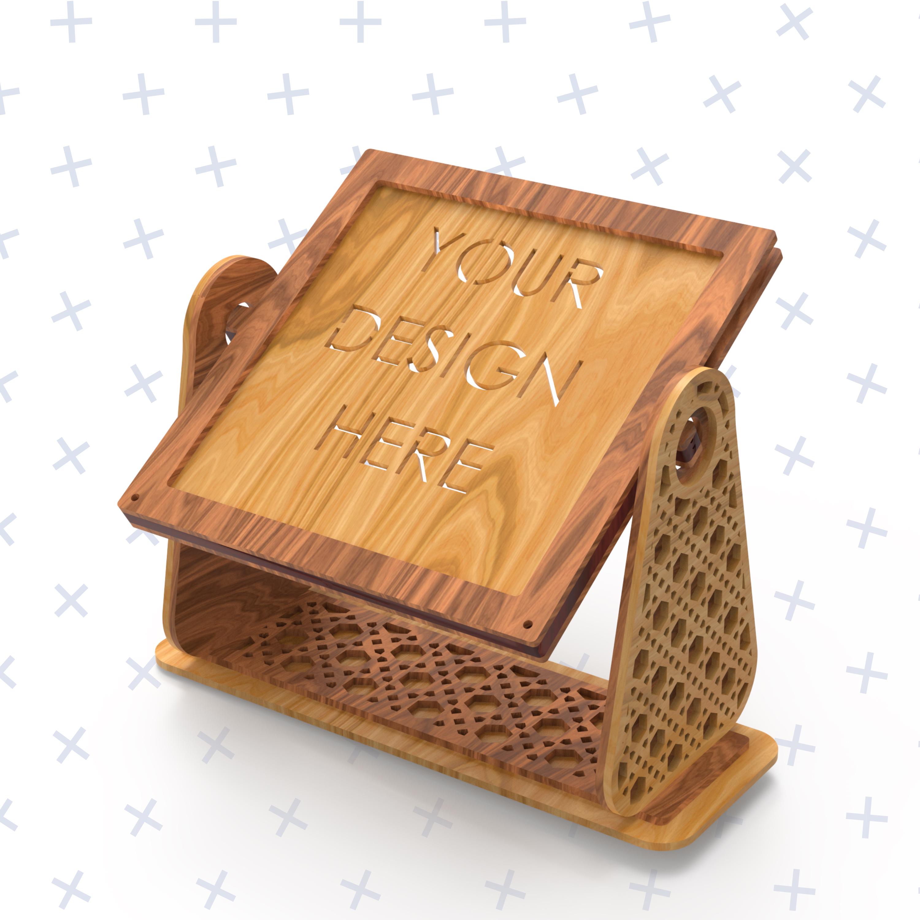 Rotatable and Interchangeable Two Sided Circle Tabletop / Sign Sitter ...