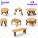 7 Diffrent Wooden Table for CNC & Laser Cut / CNC Table / CNC Cut Desk ...
