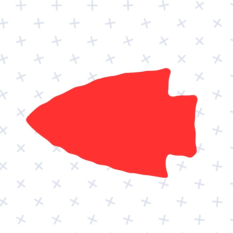 Arrowhead Silhouette SVG / Arrowhead Silhouette Outlines / Arrowhead ...