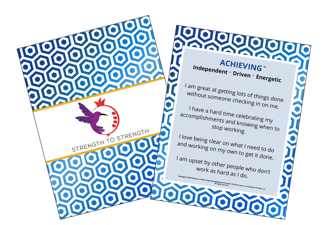 Cliftonstrengths for Kids - Etsy