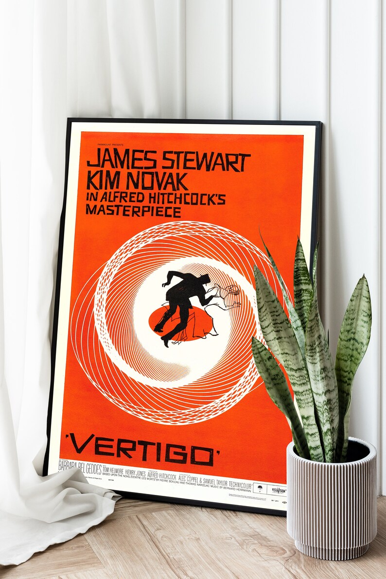 Vertigo 1958. Director: Stanley Kubrick. Film Movie Poster / - Etsy
