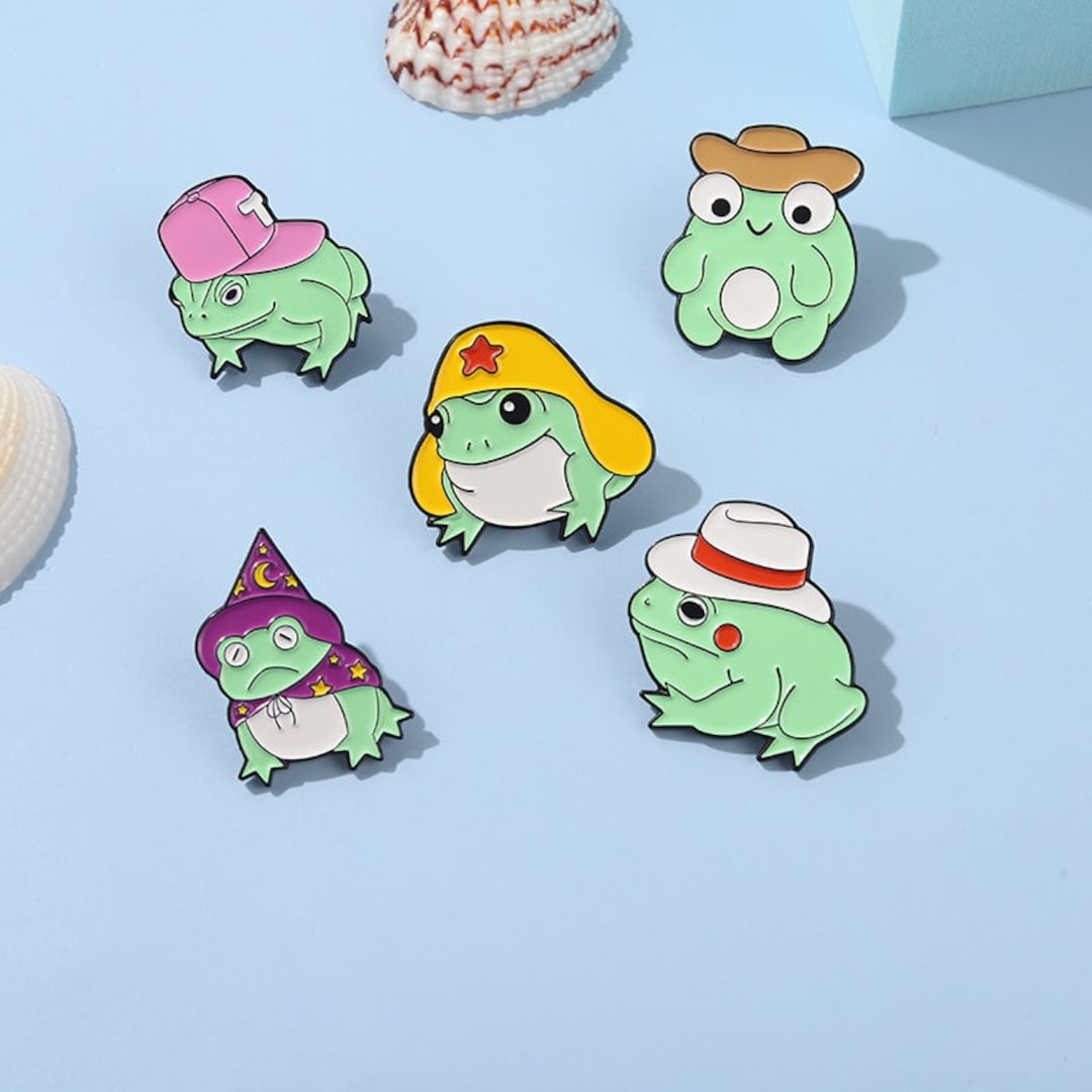Costume Frog Enamel Pins Cute Gift Ideas Pretty Animal - Etsy