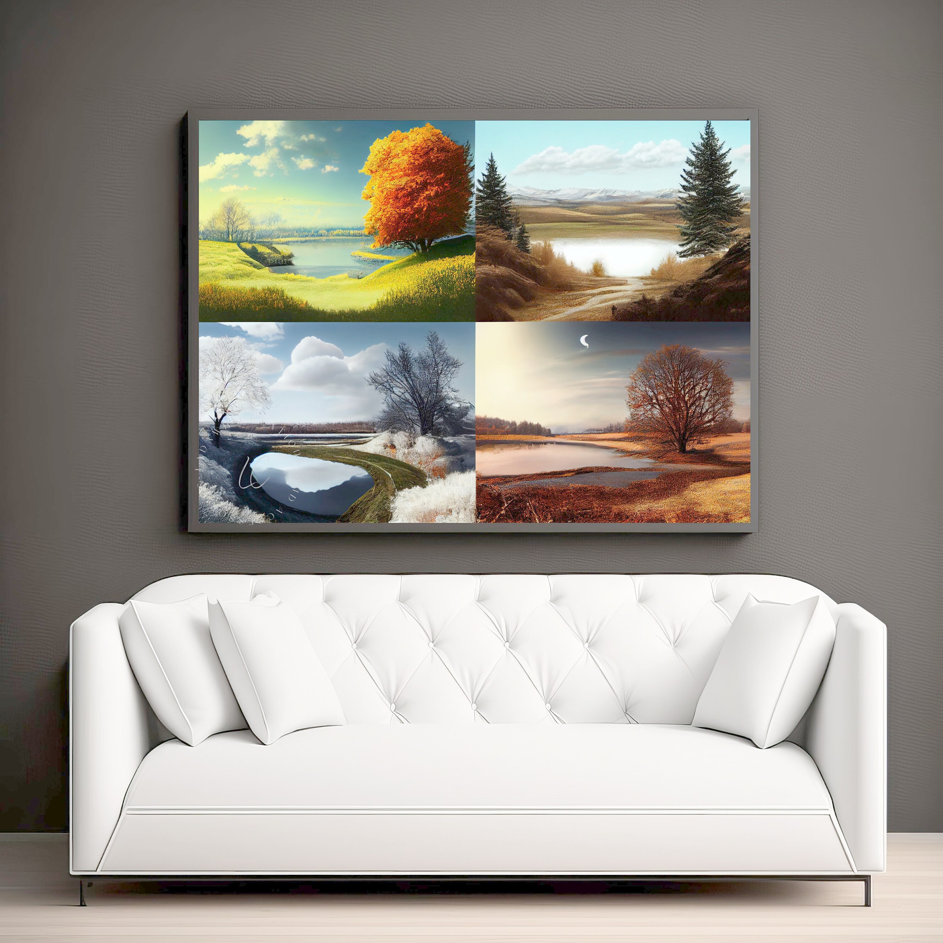 Four Seasons DIGITAL DOWNLOAD Seasons in a Photo Seasons Digital Print ...