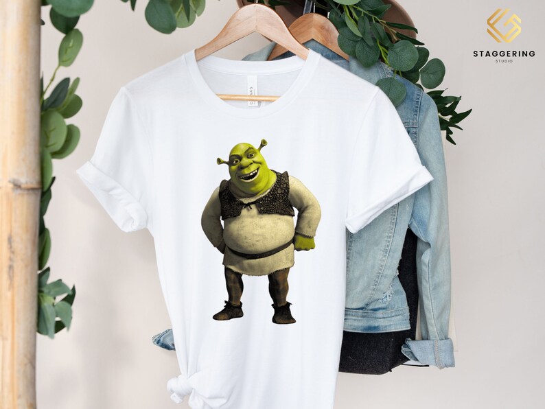 Shrek Ogre Shirt Shrek Merch Shrek Birthday T-shirt Green - Etsy