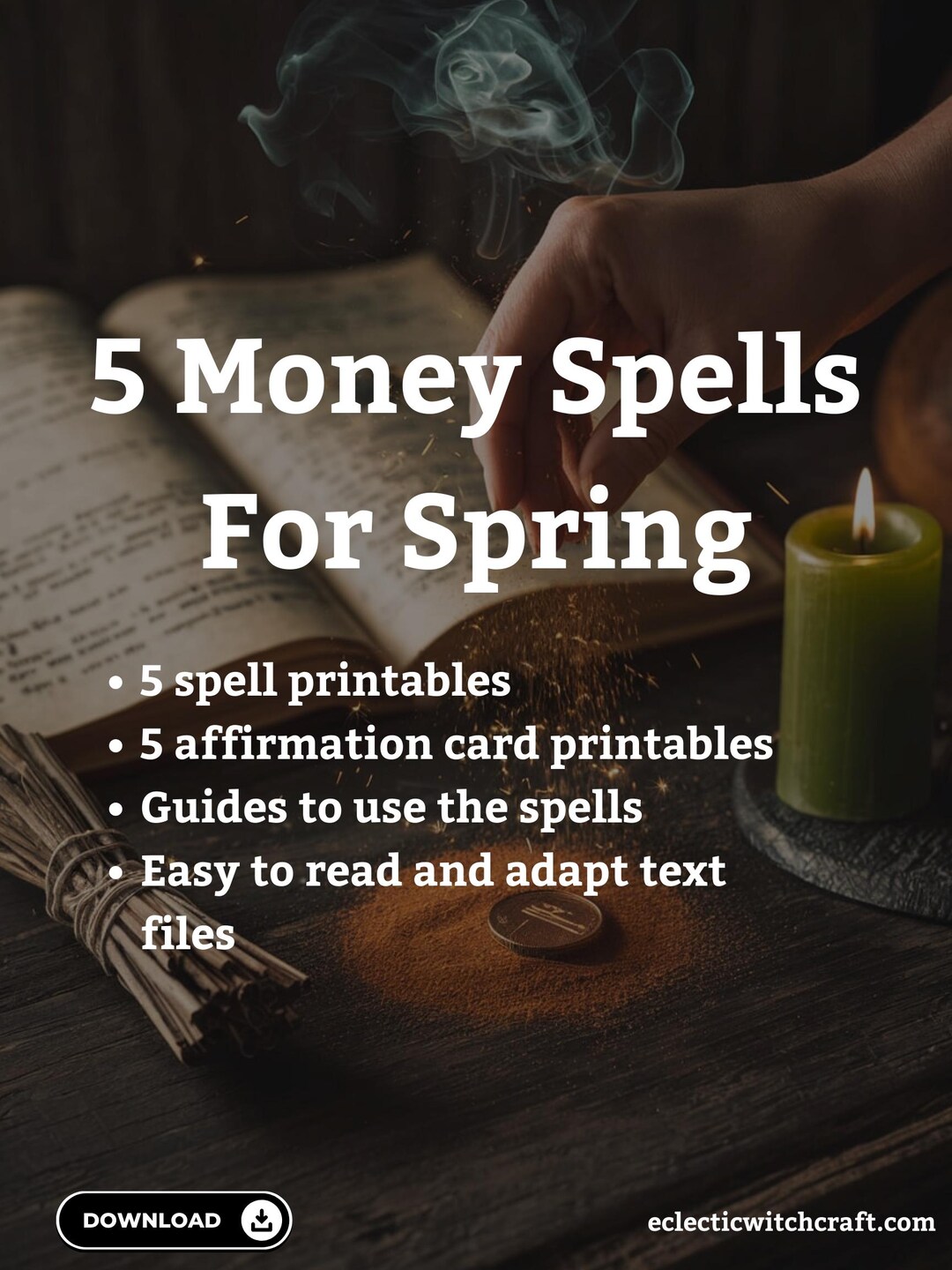 5 Money Spells for Spring (tons of Extras Included!) - Etsy