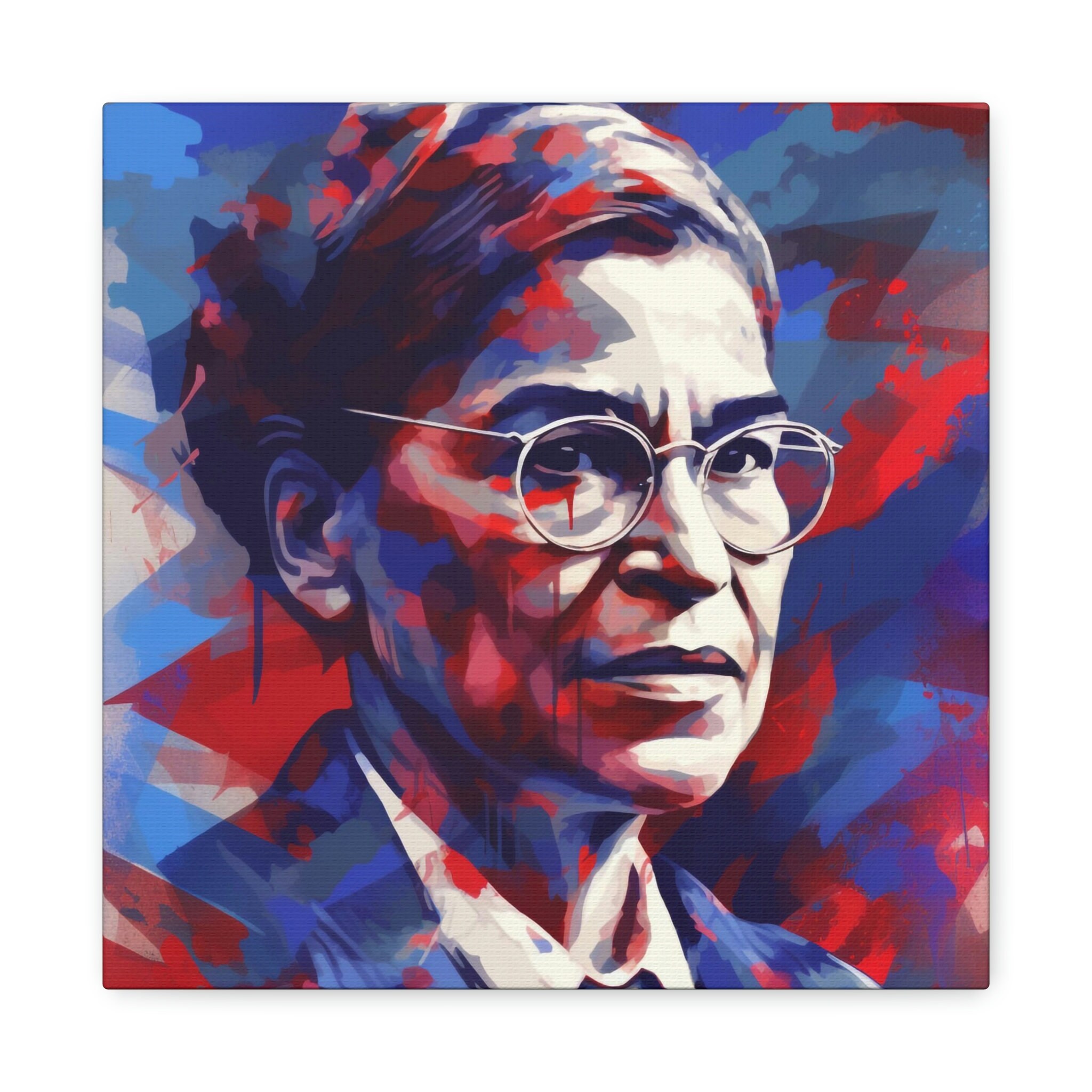 Rosa Parks Painting - Rosa Parks Wall Art of Abstract Colorful Painting ...