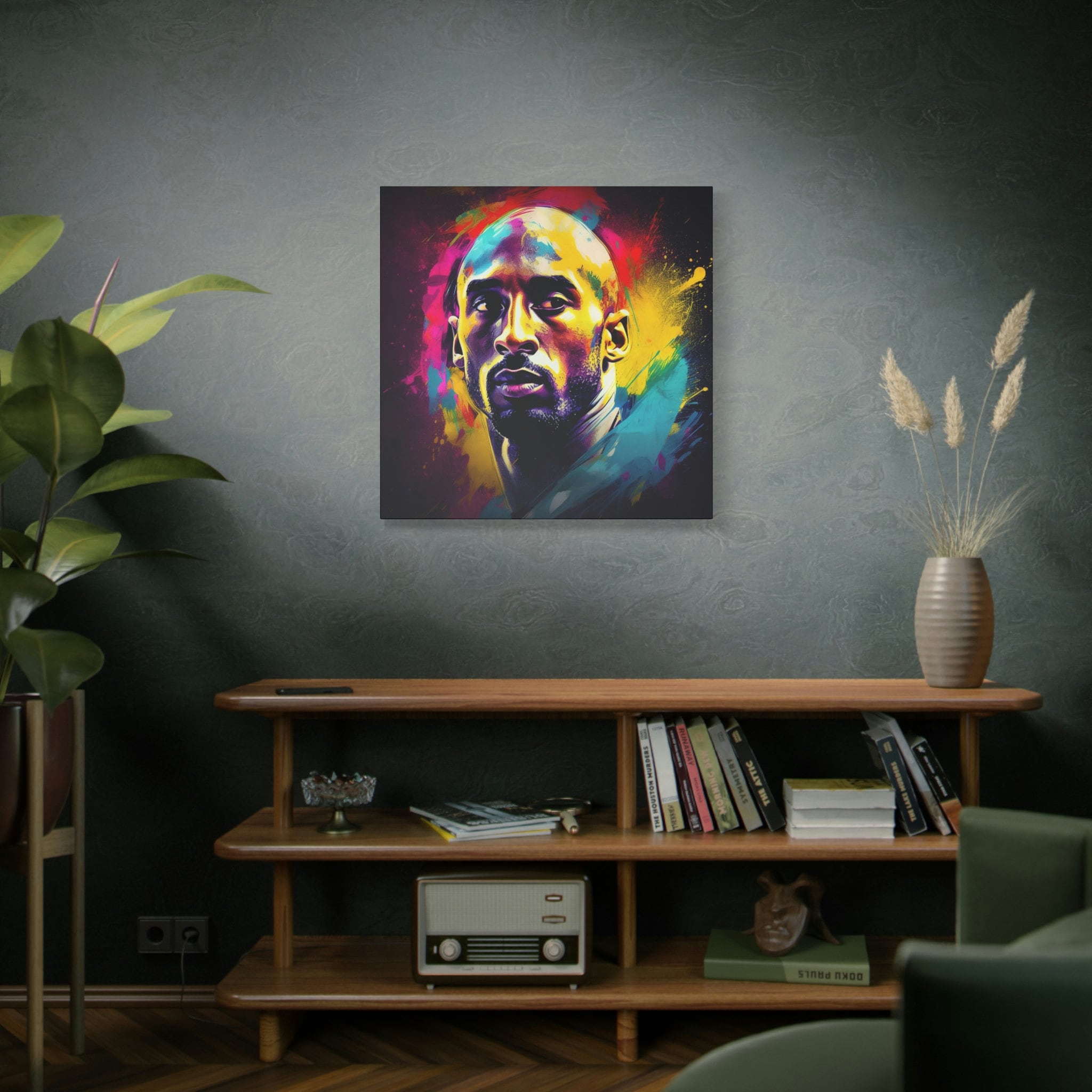 Kobe Bryant Painting - Kobe Painting Wall Art of Abstract Colorful ...