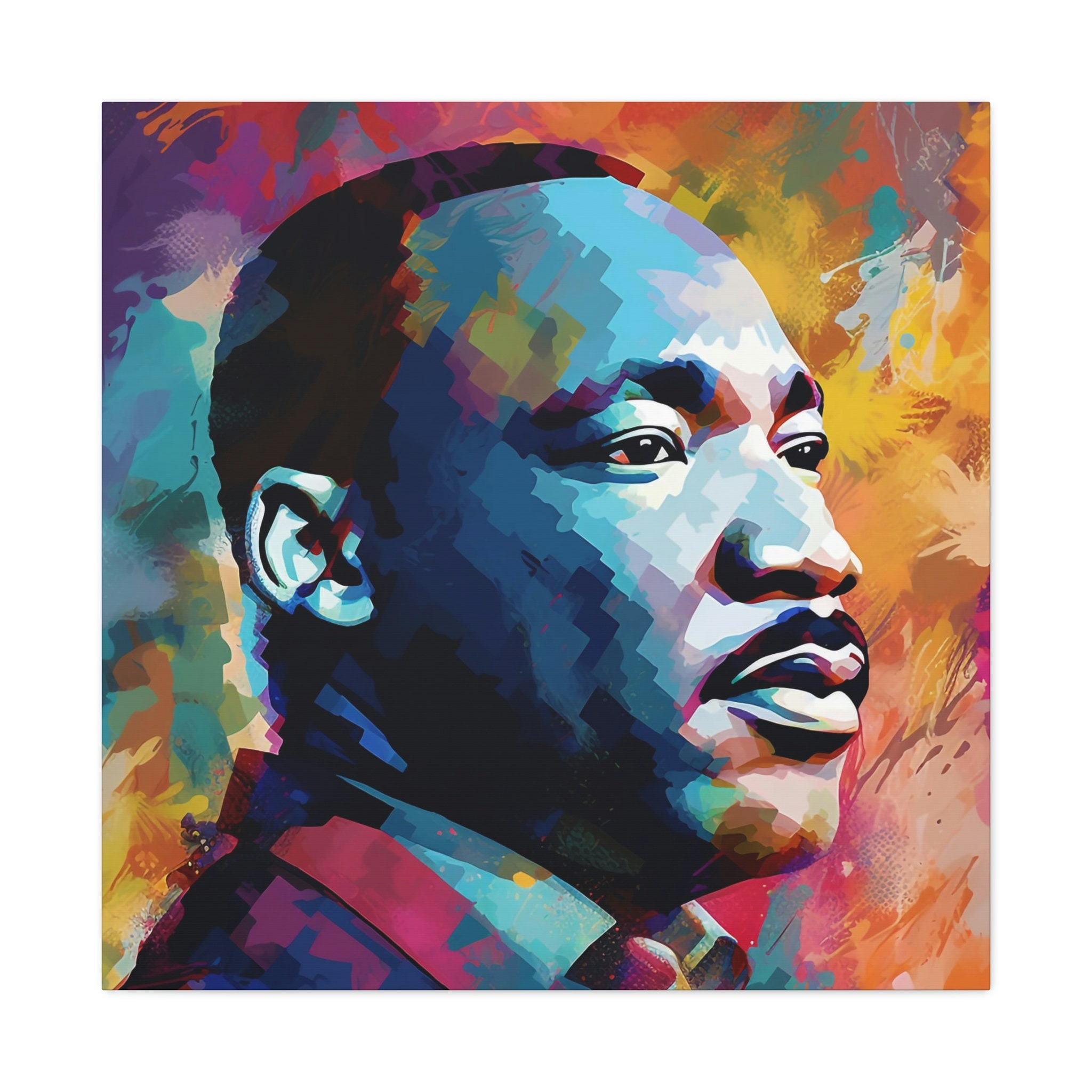 Martin Luther King Jr Abstract Art