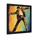 Elvis Painting - Abstract Wall Art Depicting Elvis Presley Dancing on ...