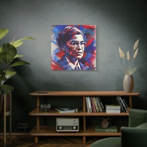 Rosa Parks Painting - Rosa Parks Wall Art of Abstract Colorful Painting ...