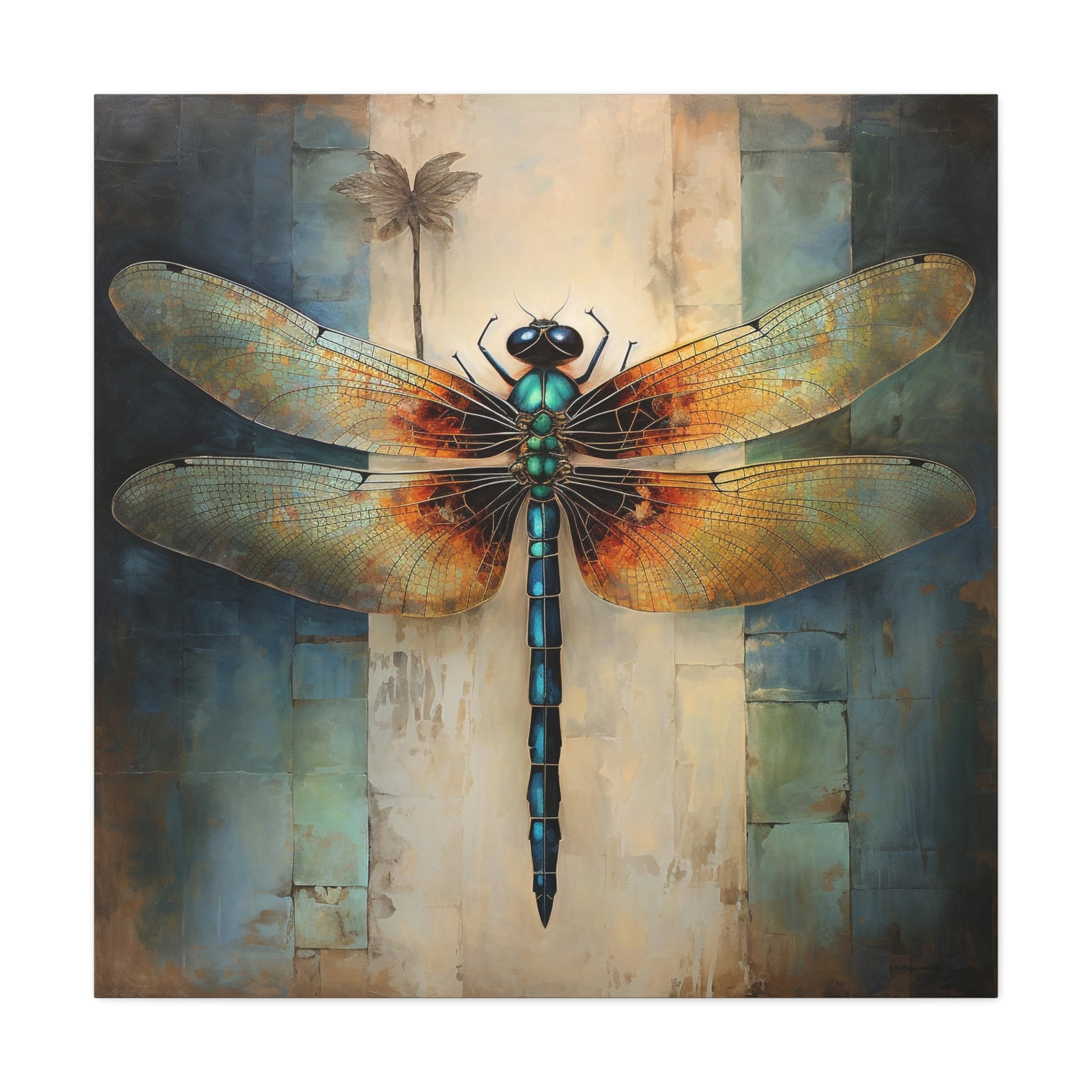 Dragonfly Painting Dragonfly Wall Art - Etsy