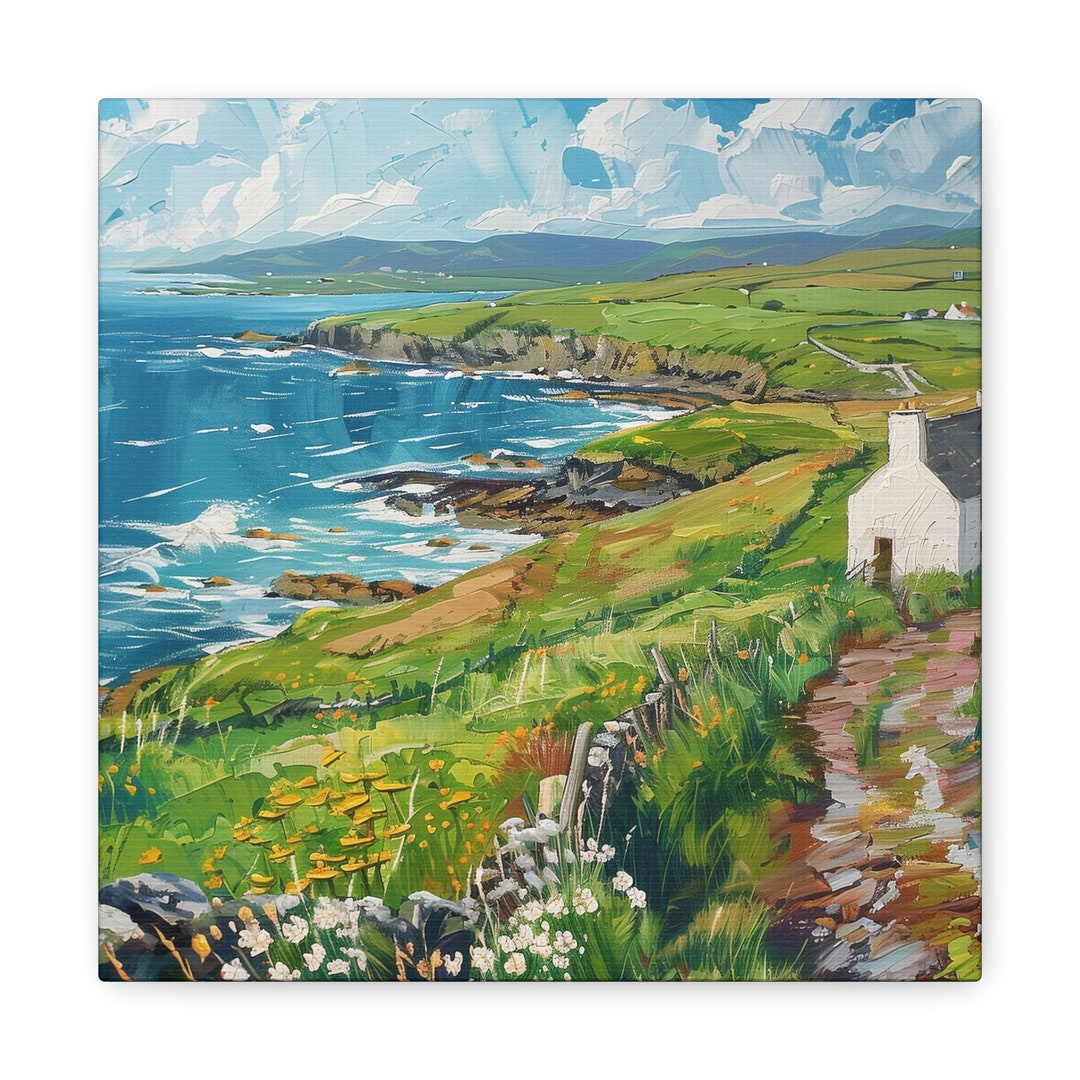 Ireland Painting, Irish Painting, Ireland Coast, Irish Coast, Ireland ...