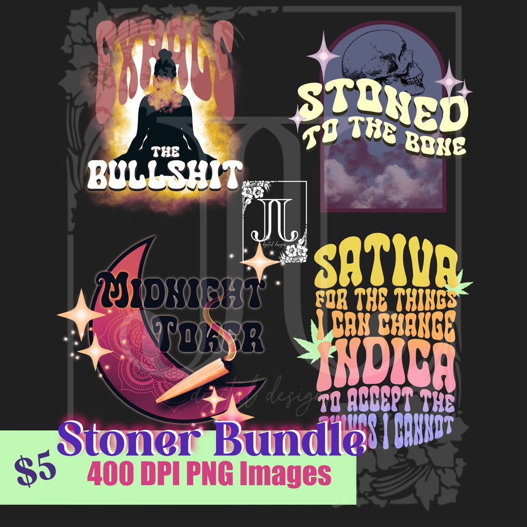 Stoner Design Bundle for 4/20 400DPI PNG - Etsy