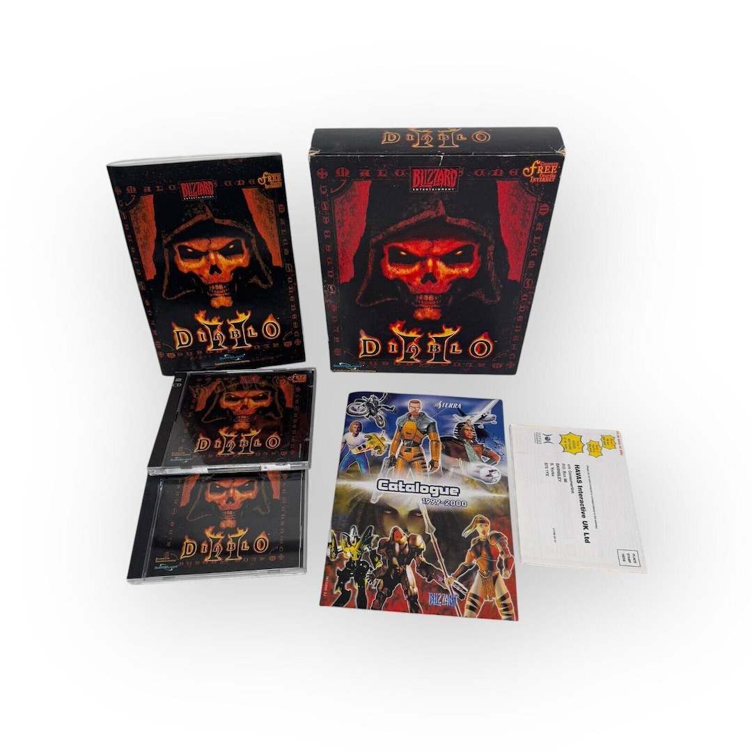 Diablo II Original Big Box Version PC, 2000 Complete With Manual ...