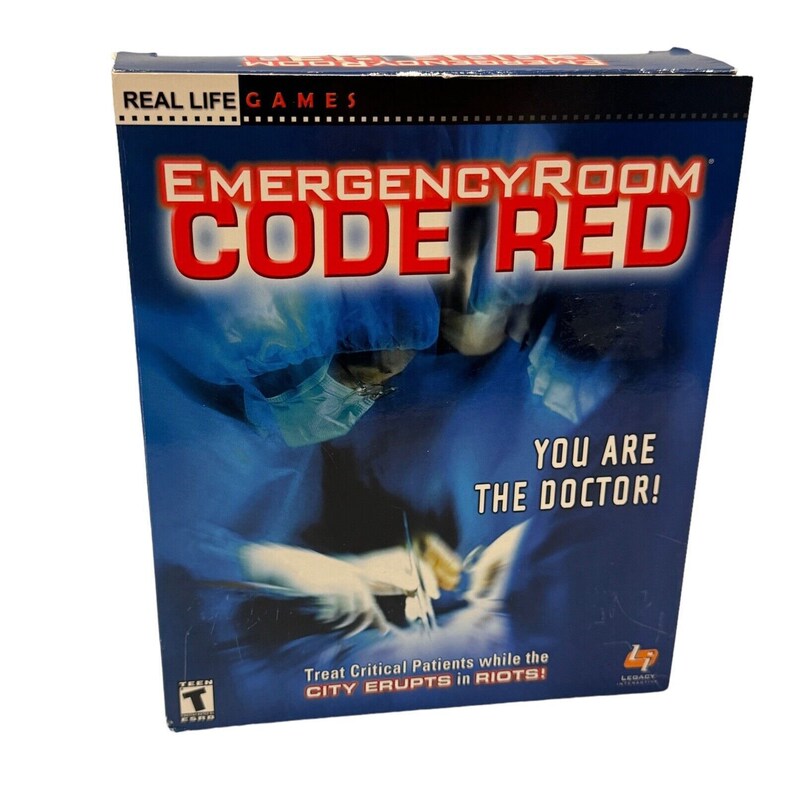 Emergency Room Code Red Big Box PC Game Win 95 Legacy Interactive - Etsy